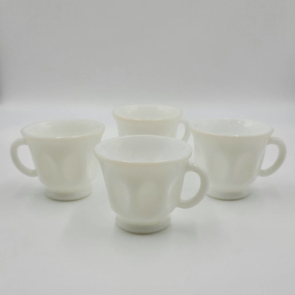 Vintage | Dining | Vintage Milk Glass Cups | Poshmark